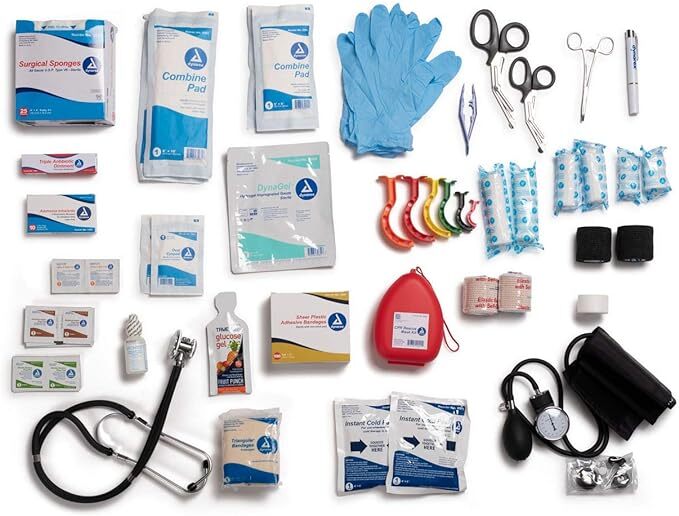 First Responder Bag | Fully-Stocked Professional Essentials EMT/EMS ...