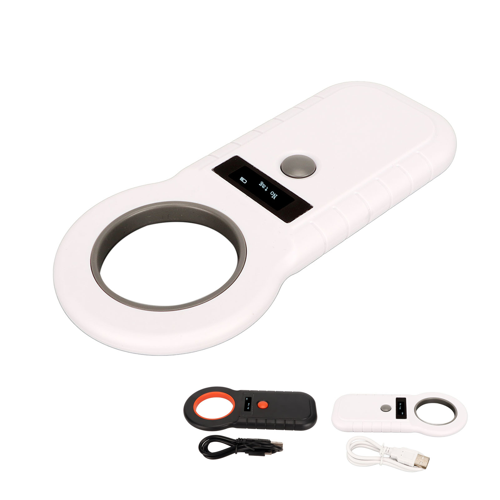 Reader Handheld 134.2Khz 125Khz Animal Microchip Scanner Tag Reader Fo ...