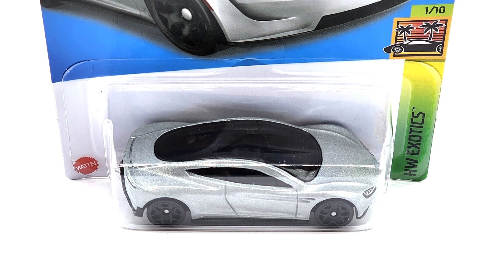 Hot Wheels Silver Tesla Roadster Kids Model Diecast Toy Car 1:64 HCV04 ...