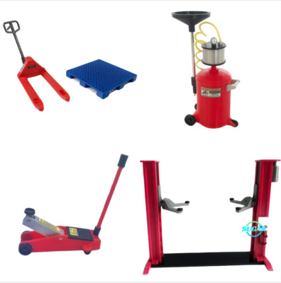 Diorama 1/18 Car Repair Prop Model Car Garage Workshop Scene Display ...