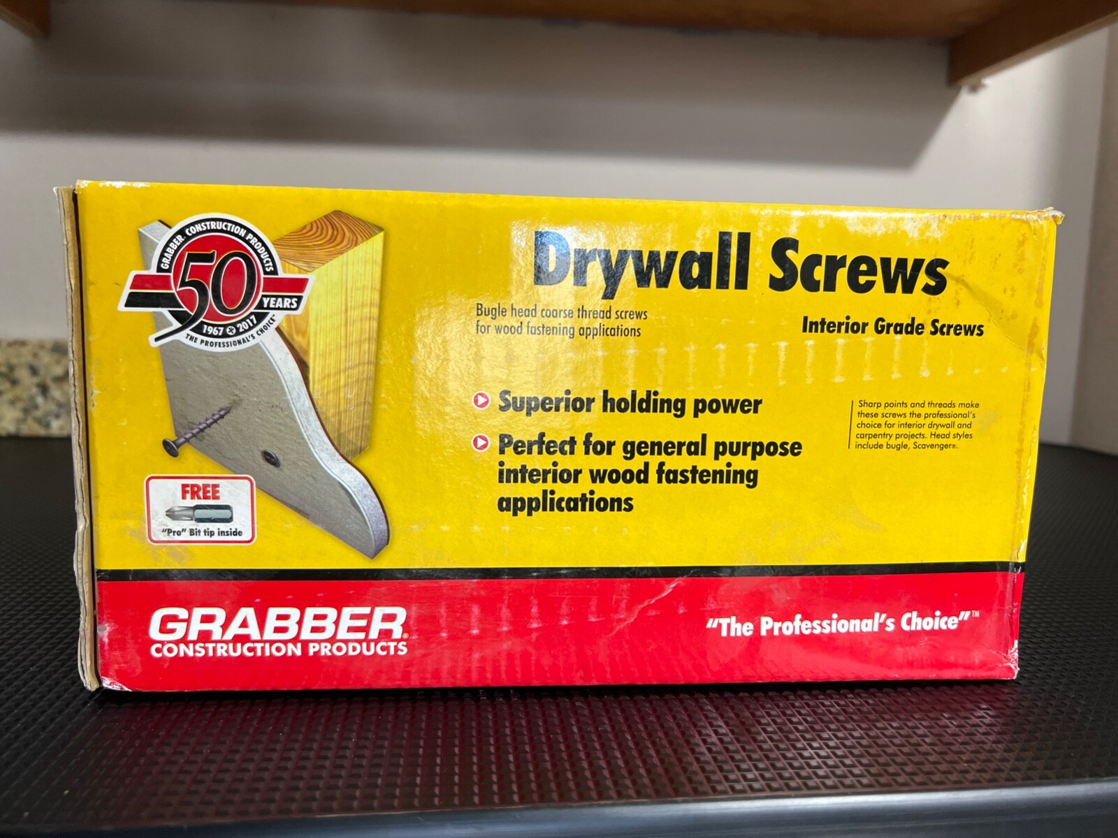 3,500 Grabber Drywall Screws 7x2-in #2 Phillips Recess | eBay