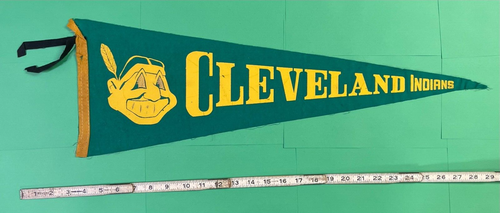 CLEVELAND INDIANS VINTAGE FULL SIZE PENNANT ORIGINAL VG-EX CONDITION | eBay