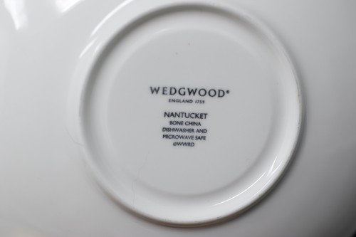 Wedgewood Nantucket Basket Weave Cup and Saucer Coffee Tea Set of Three ...