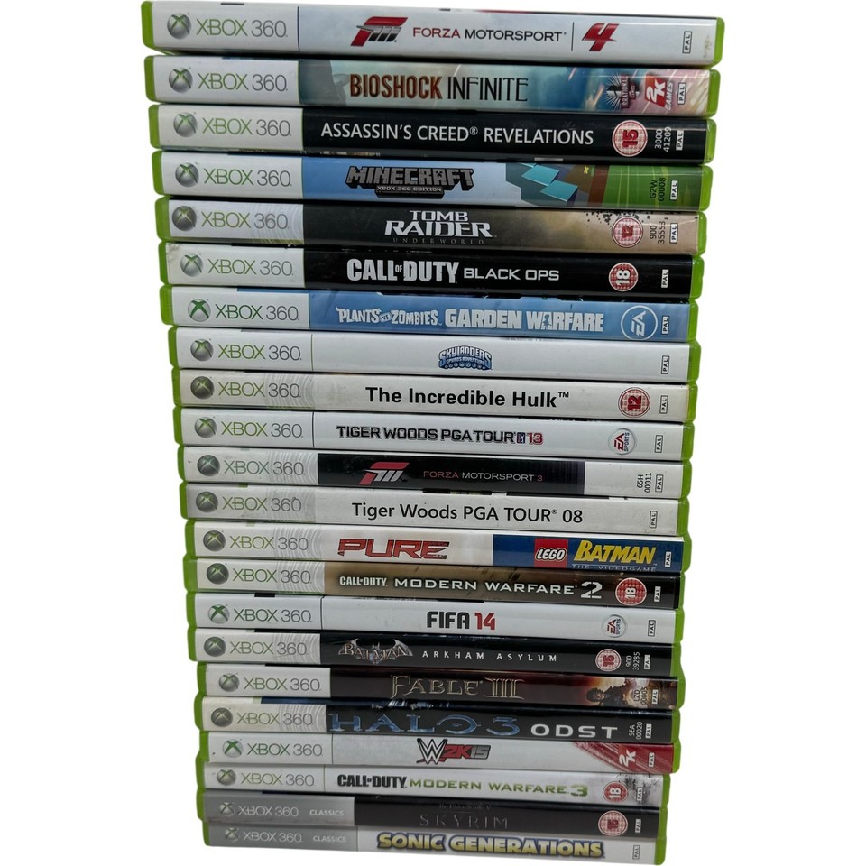 Xbox 360 Games Job Lot Bundle Various Titles Collection - x22 Games ...