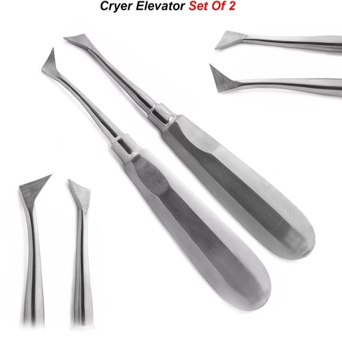 Dental Cryer Root Tip Elevator Set Of 2 Surgical Tooth Extraction ...