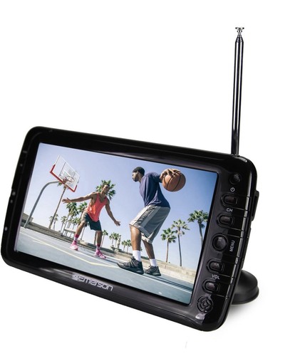 Emerson ET-7000 7" Portable LCD TV - HDMI Input, Ext Antenna, Lithium ...
