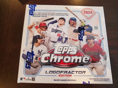 2024 Topps Chrome Logofractor Edition Factory Sealed Hobby Box QTY | eBay