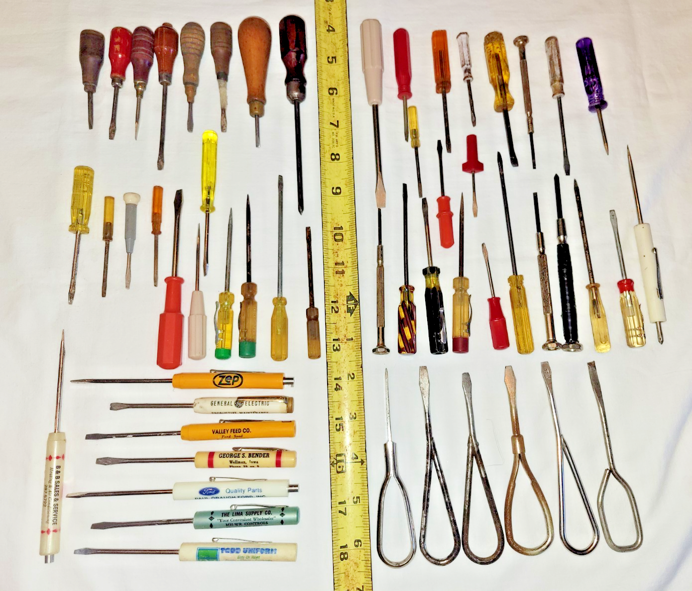 VTG Lifetime Collection of SMALL and TINY SCREWDRIVERS Wooden, Plastic ...