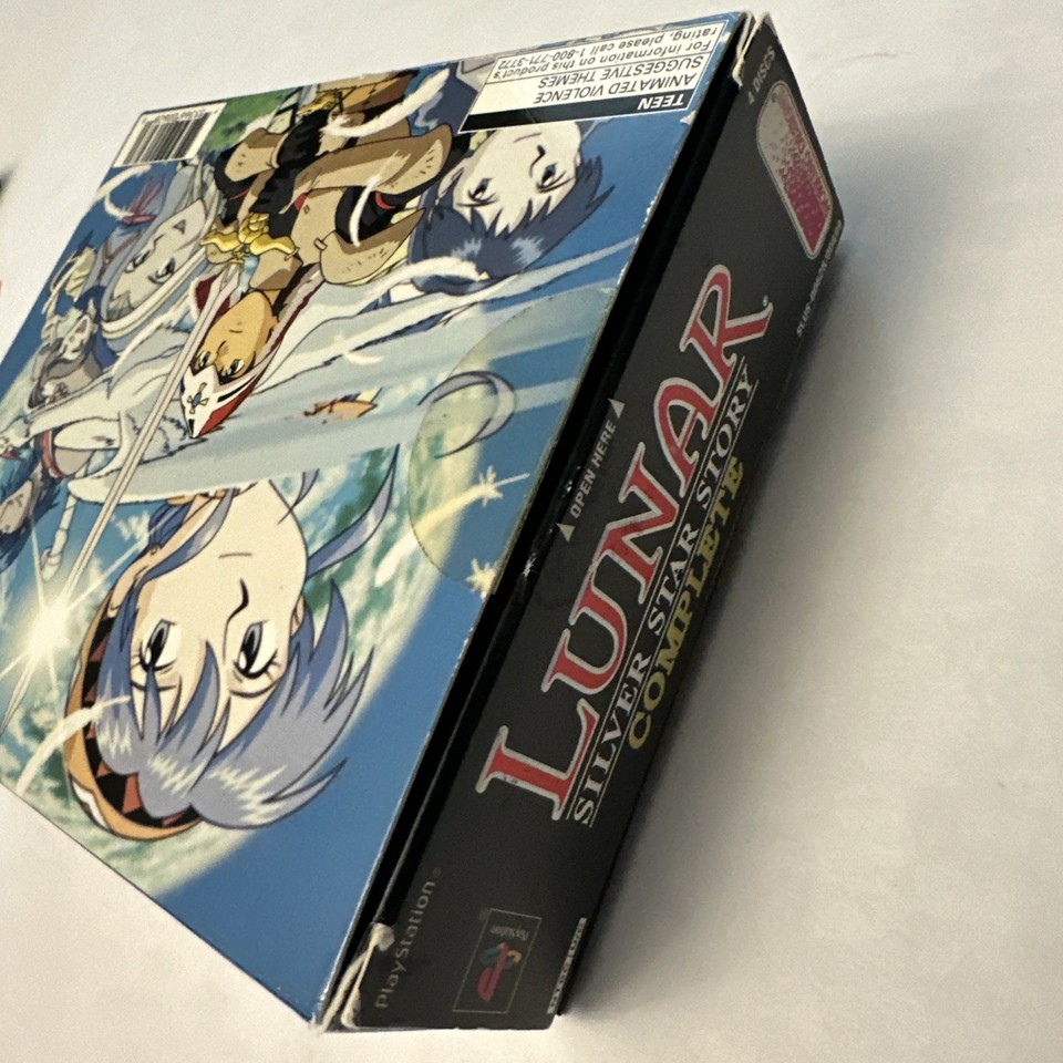 Lunar Silver Star Story Complete CIB RPG JRPG Playstation One PS PSone ...