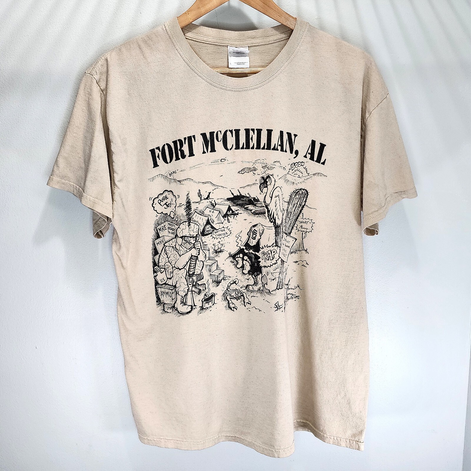 Fort McClellan Vintage 1998 Single Stitch USA Militar… - Gem