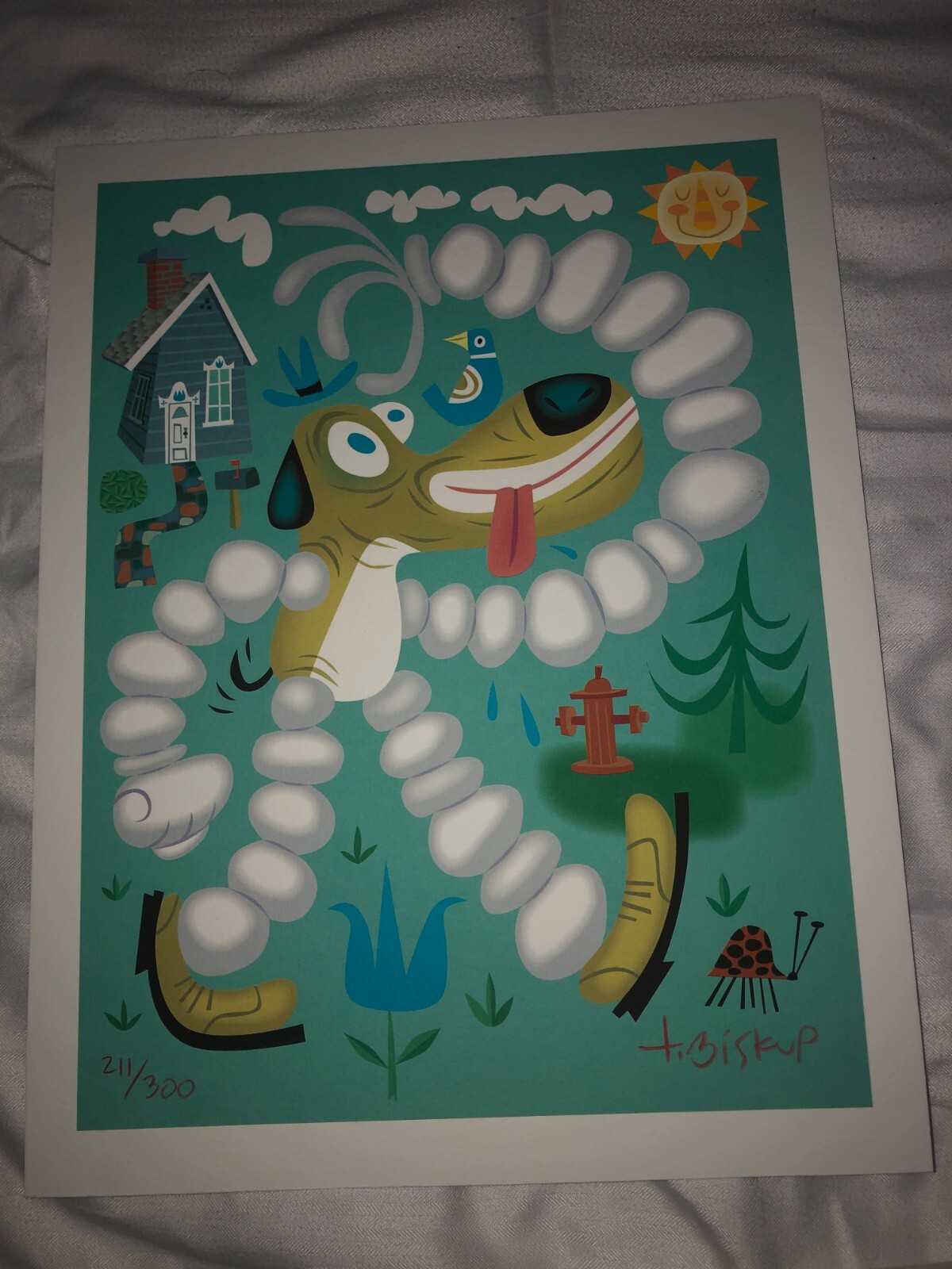 TIM BISKUP ORIGINAL SIGNED PRINT AND NUMBER 211/300 11'' X 14'' | eBay