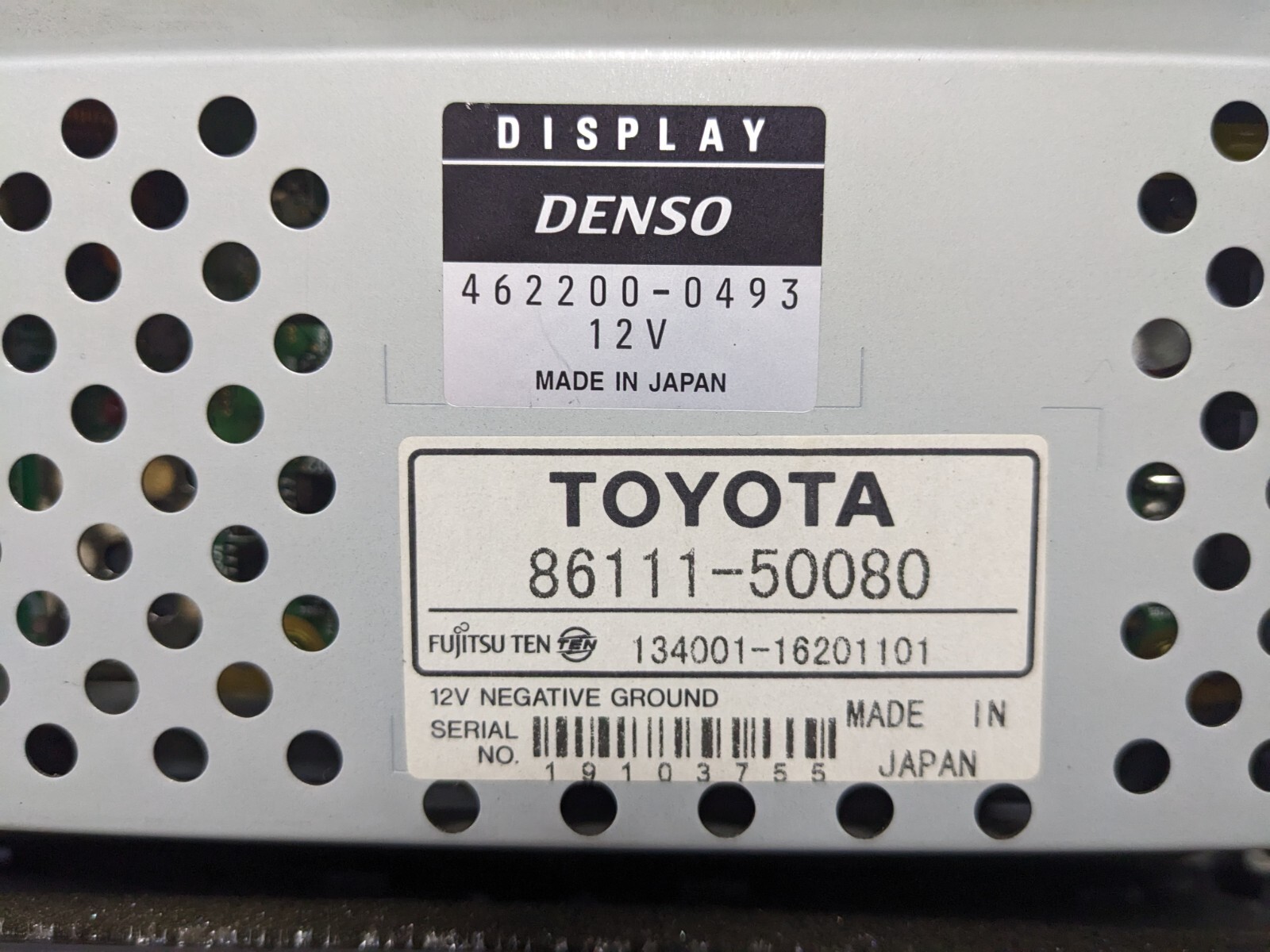 Lexus LS430 Toyota Celsior UCF30 Navigation Screen Multi Display OEM ...