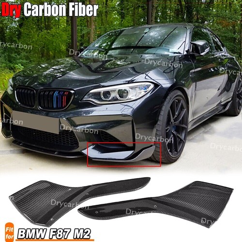 Real Carbon Fiber Front Bumper Splitters For BMW F87 M2 M2C Coupe 2 ...