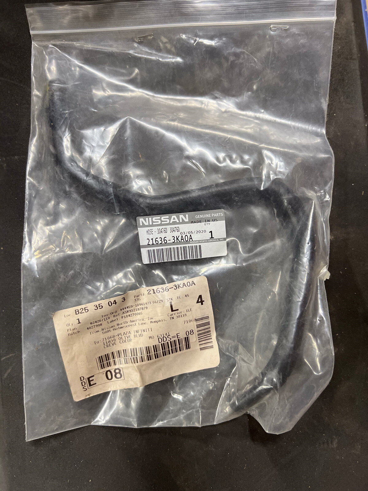 Nissan OEM Transmission Oil Cooler-upper Hose 216363KA0A for sale ...