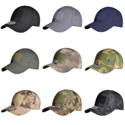 Tactical Camo Baseball Cap Operator Ripstop Hat Mens Army Airsoft ...