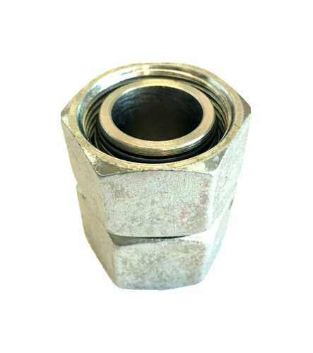 Hydraulikverschraubung GZ 28-L Hydraulik Doppelmutter GVO 28L Verbinder ...