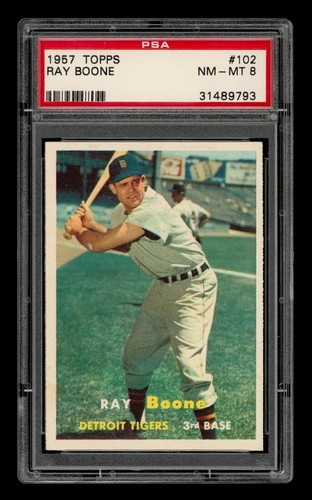 1957 Topps Set-Break #102 Ray Boone PSA 8 NM-MT | eBay