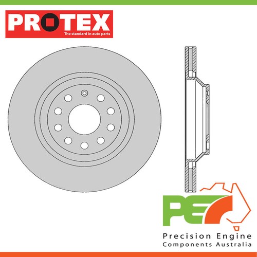 2x New *PROTEX* Disk Brake Rotors - Rear Fits AUDI S3 8P 4D H/B AWD ...