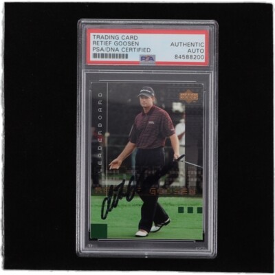 Retief Goosen Signed 2002 Upper Deck #109 LB (PSA) - A | eBay
