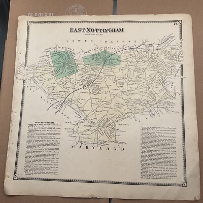 Pre-1900 - Map Nottingham