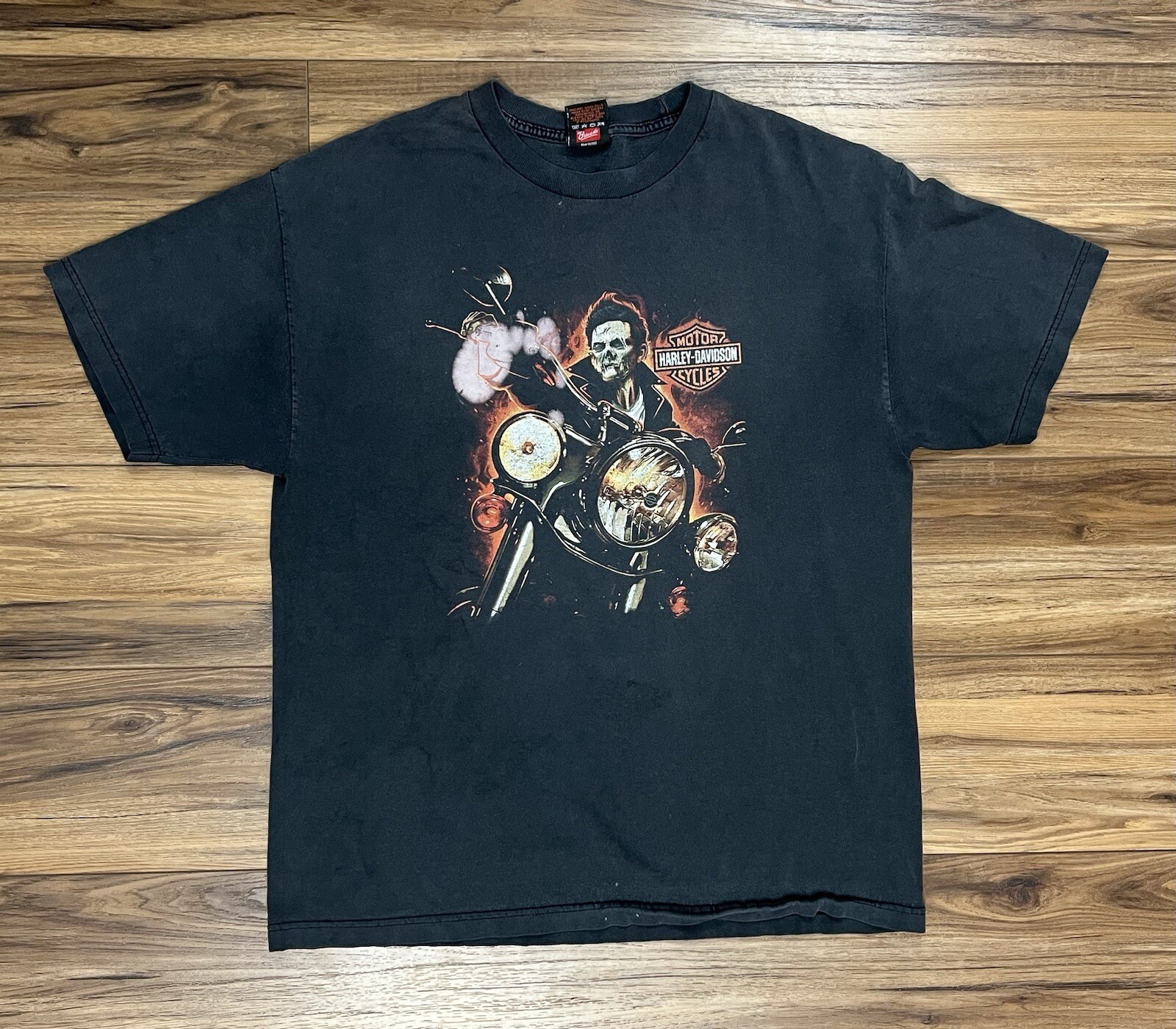 Harley Davidson Zombie Rider James Dean T-Shirt Size … - Gem