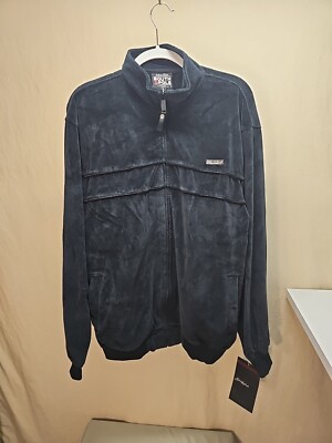 SOUTHPOLE Velour Oversized Track Suit Jet Black Size Large NWT Rare ...