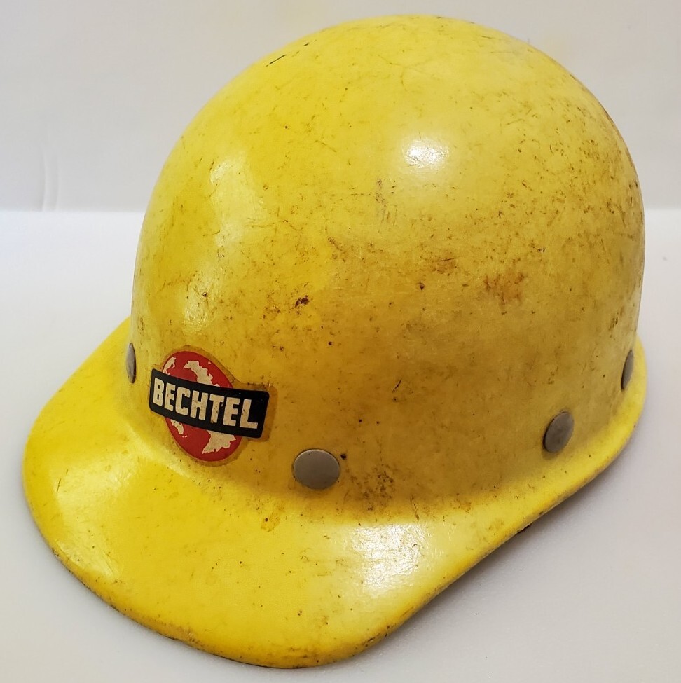 Vintage Fiberglass Hard Hats VINTAGE METAL HARD HAT