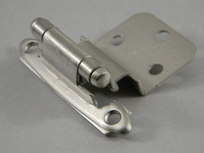 AMEROCK CABINET HINGES (Pairs) 7128-G10 3/8 INSET SATIN NICKEL | eBay