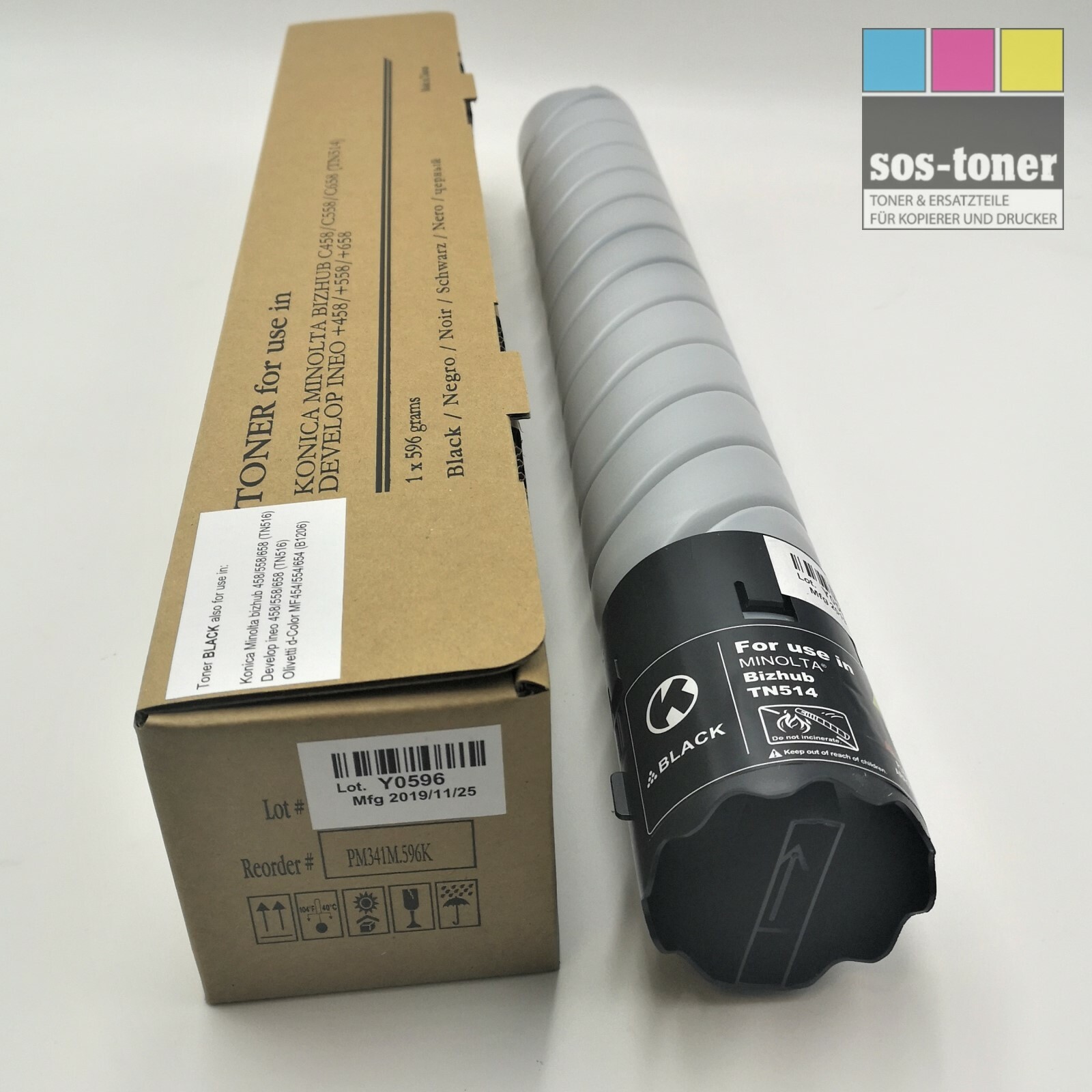 Toner Black für Olivetti d-Color MF454, MF554, MF654, kompatibel zu ...