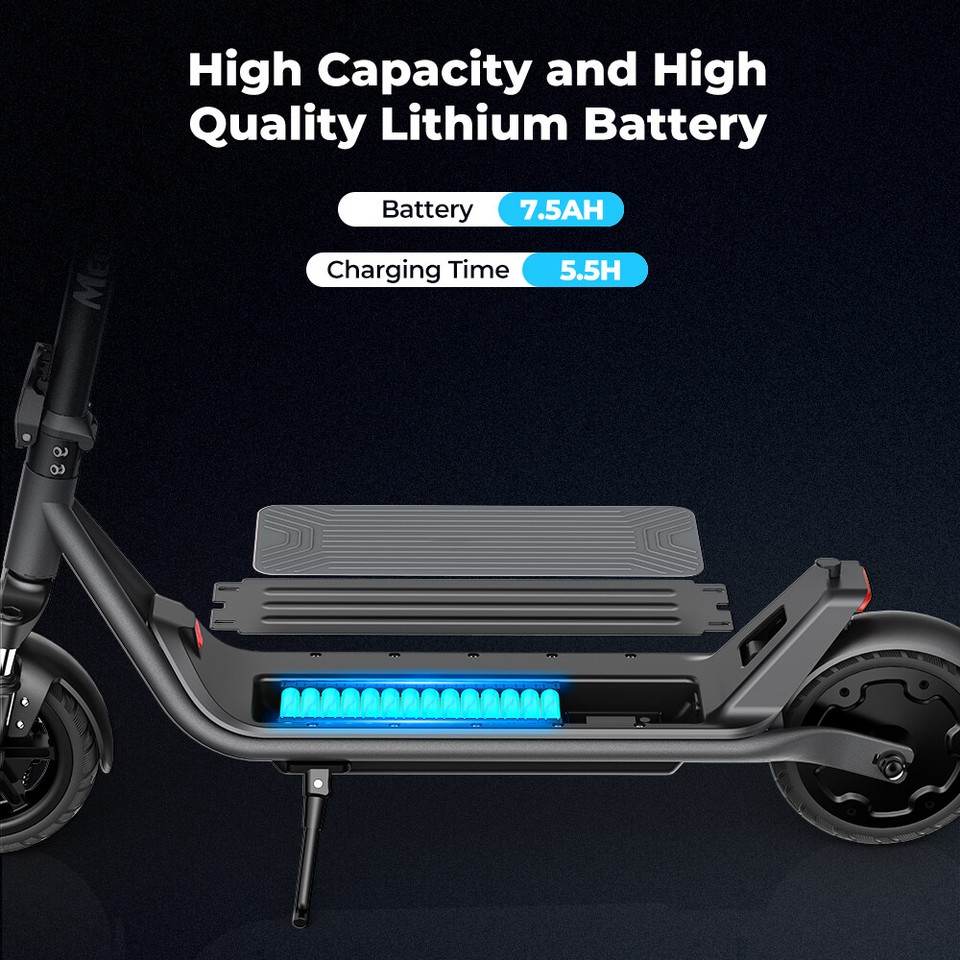 Adult Electric Scooter 20KM Long Range Folding E-Scooter City Safe ...