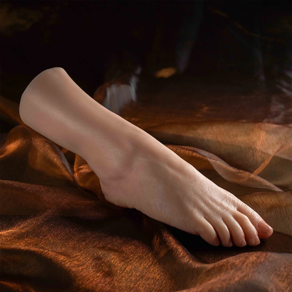 Silicone Feet Model Realistic Fake Foot Female Mannequin Display ...