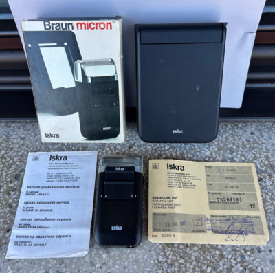 Vintage Electric Shaver BRAUN MICRON - Made in Yugoslavia - TESTED ...