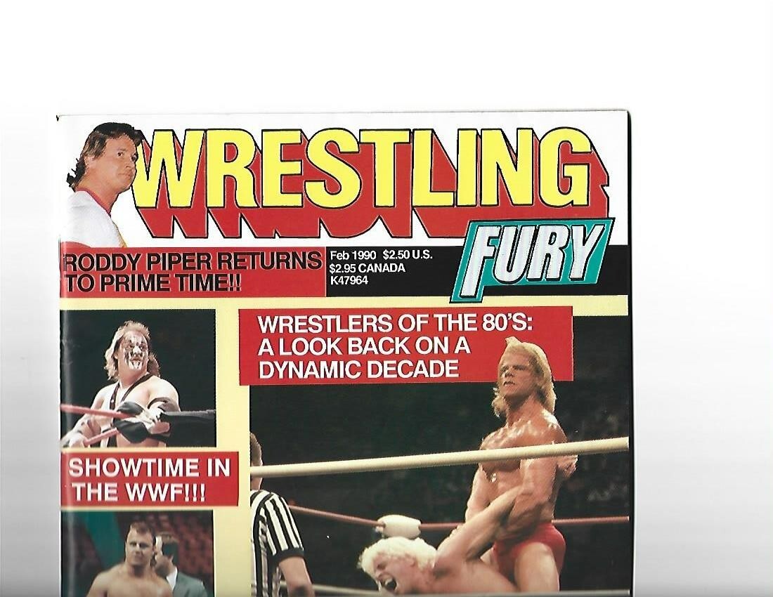 October 1987 Wrestling Fury Magazine Ric Flair Barry Vs. Windham NWA ...