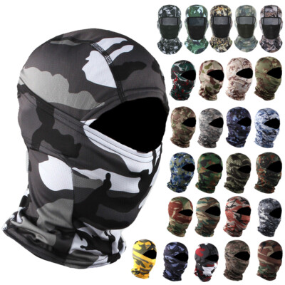Soft Full Face Mask Tactical Balaclava Face Mask Breathable Military ...
