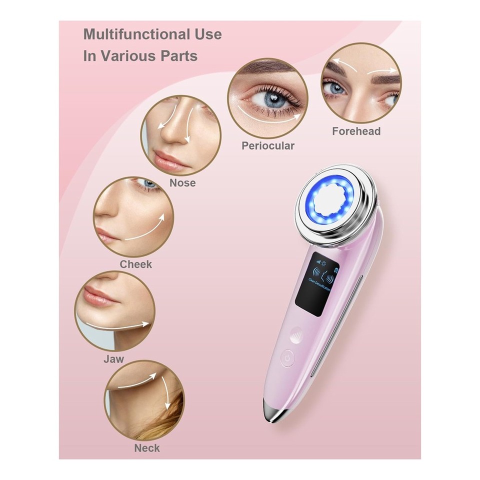 Beauty Device Skin Tightening Device Vibrations Heating Face Massager ...