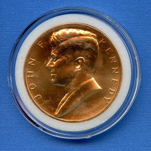 JFK John Kennedy Inauguration 1 5/16" Bronze US Mint Coin #11 Medal in ...
