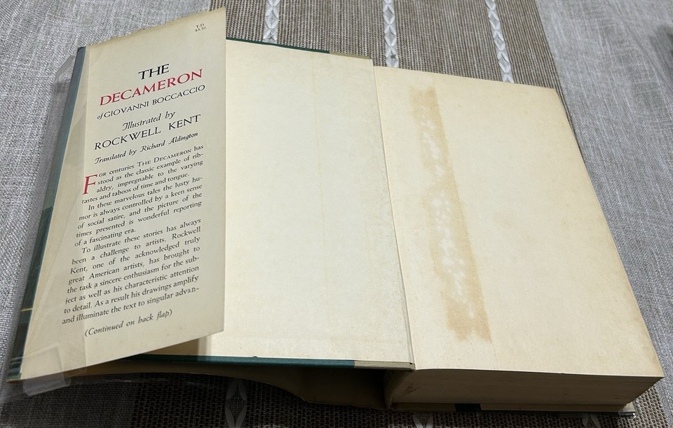 The Decameron of Giovanni Boccaccio Illustrated by Rockwell Kent 1949 | eBay