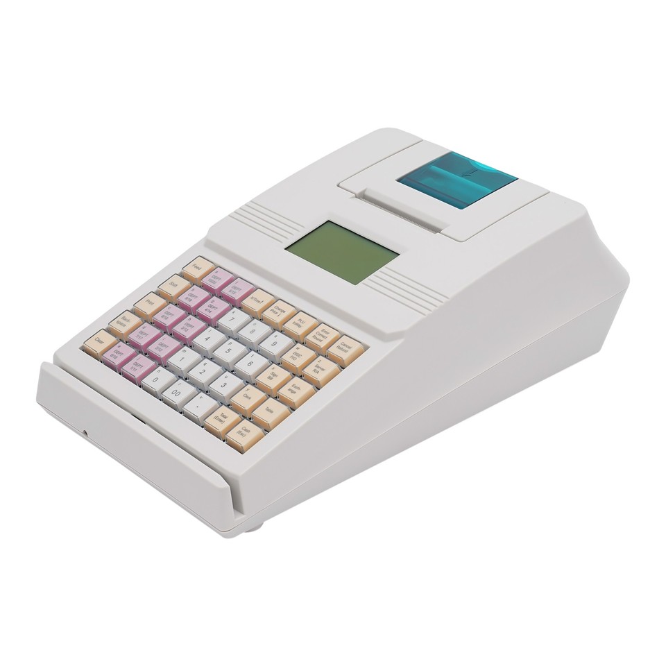 40 Keys Electronic Cash Register 40W Thermal Cash Register RS232 ...