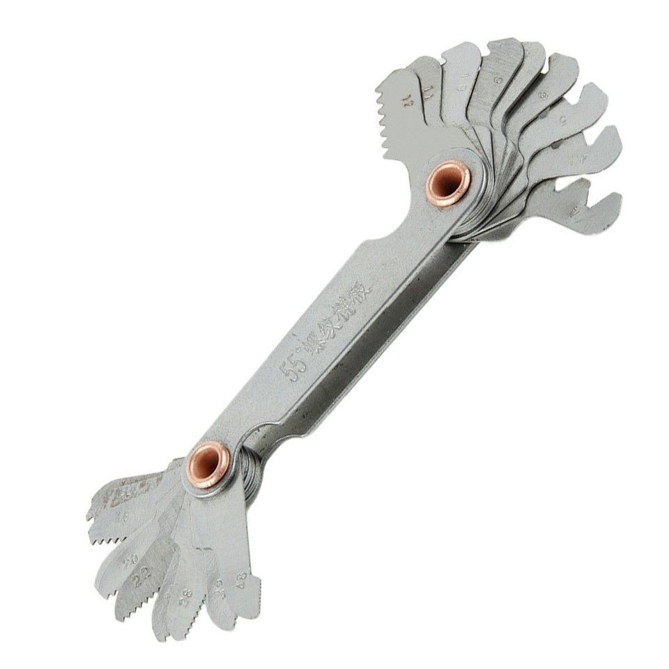 1 Set Thread Gauge Template British Carbon Steel Gauge Hand Manual ...