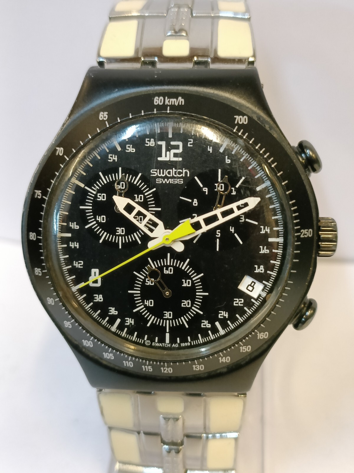 SWATCH CHRONOGRAPH QUARTZ AG-1999 SWISS MEN'S FULL WO… - Gem