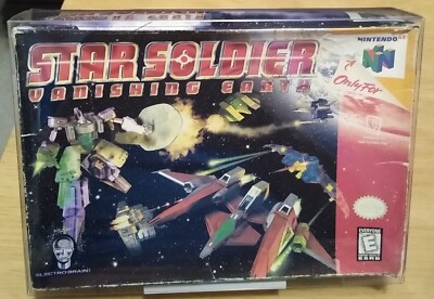 Star Soldier Vanishing Earth (Nintendo 64, 1998) N64 Box & Cart | eBay