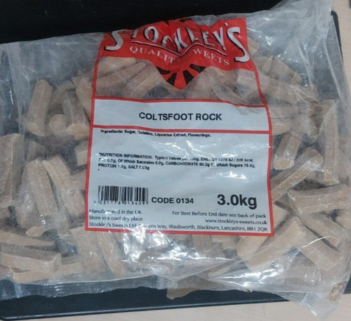 Stockley's COLTSFOOT ROCK sweets 1KG - FREE POST - pick and mix classic ...