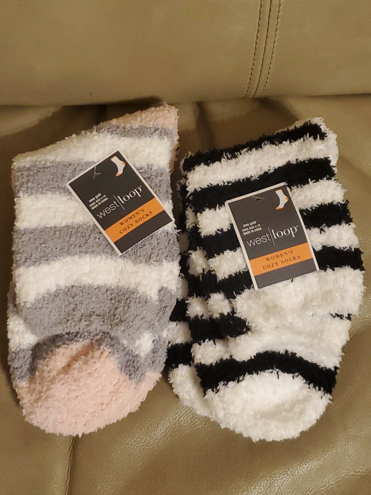 WEST LOOP WOMEN'S COZY SOCKS LOT OF 2 PAIRS SO SOFT BRAND NEW | eBay