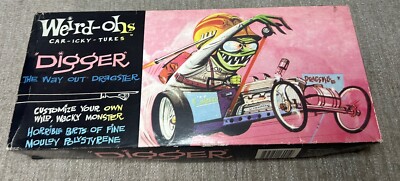 Weird-Ohs Digger the Way Out Dragster Model Kit Boxed Model #16001 | eBay