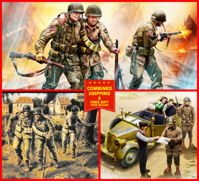BUNDLE LOT OF AMERICAN PARATROOPERS SERIES 3 PLASTIC KITS 1/35 | eBay