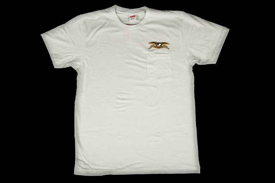 BRAND NEW SS16 SUPREME ANTI HERO EAGLE POCKET TEE WHITE M BRAND NEW SS16 SUPREME ANTI HERO EAGLE POCKET TEE WHITE M