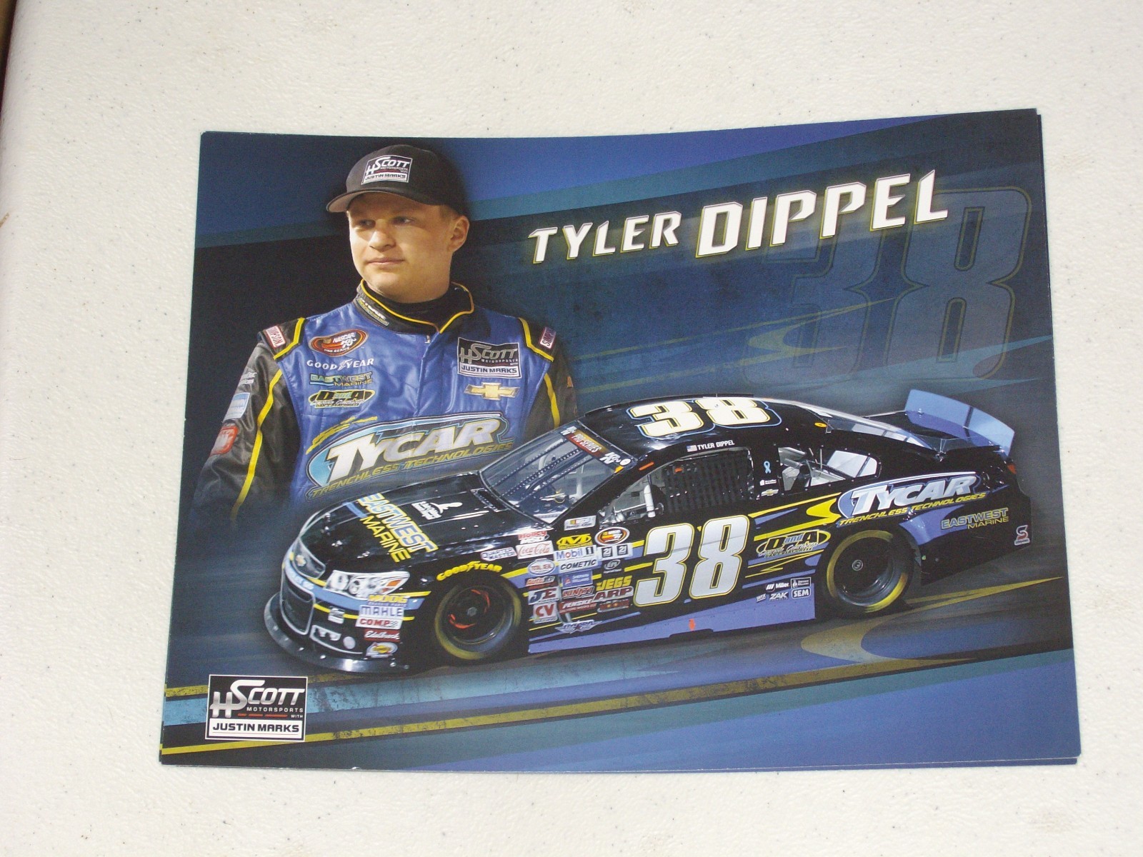 2016 TYLER DIPPEL #38 EAST WEST MARINE NASCAR K&N EAST PRO SERIES ...