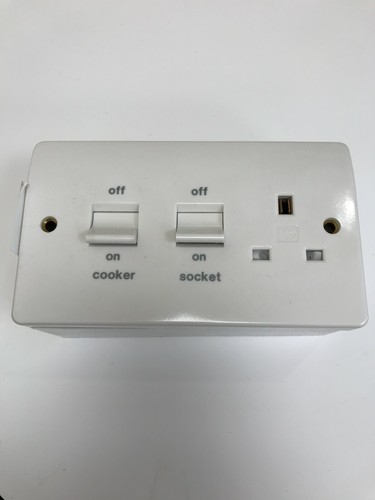 MK COOKER CONTROL UNIT 45a DP + 1G OUTLET LOGIC PLUS SURFACE MOUNT ...
