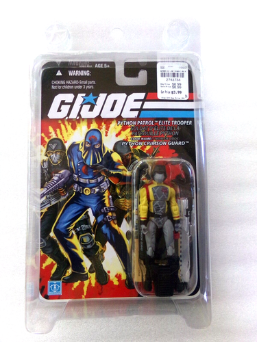 NEW INTERNATIONAL GI JOE Python Patrol Elite Trooper PYTHON CRIMSON ...