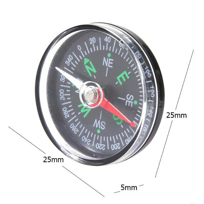 30mm Mini Compass Camping Hiking Outdoor Travel Navigation Wild ...